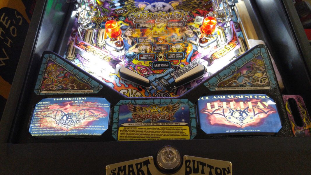 Aerosmith Stern Pinball Glowing Instruction Card Kit EL Panel PRO ...