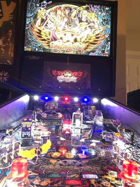 Aerosmith AS Pinball Machine LOGO LED Mod Stern - Lighted Pinball Mods