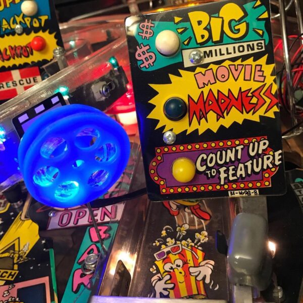 Creature From the Black Lagoon CFTBL Pinball Machine MOVIE REEL LED mod ...