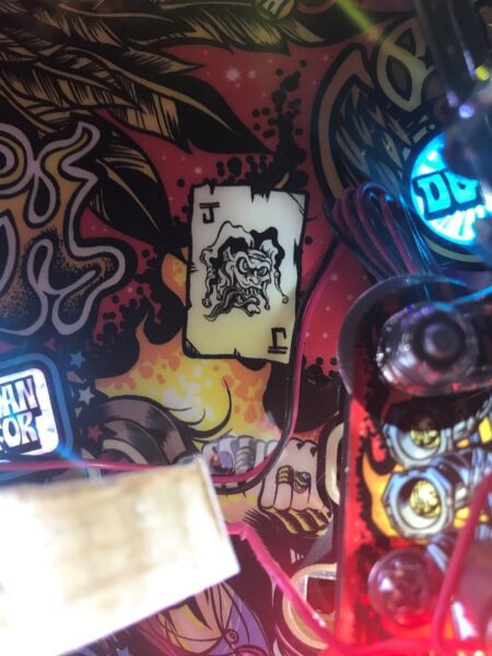 Aerosmith AS Pinball Machine JESTER CARD LED Mod Stern - Lighted ...