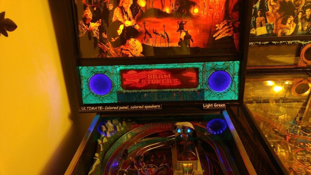 Bram Stokers Dracula BSD - Lighted Pinball LED Speaker Panel - ULTIMATE ...