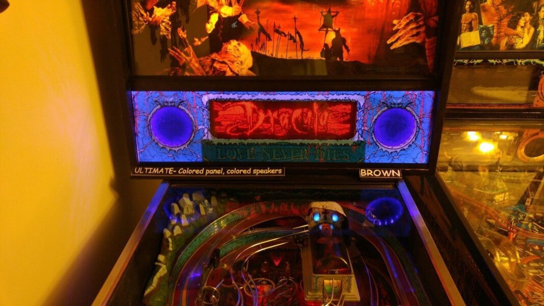 Bram Stokers Dracula BSD - Lighted Pinball LED Speaker Panel - ULTIMATE ...