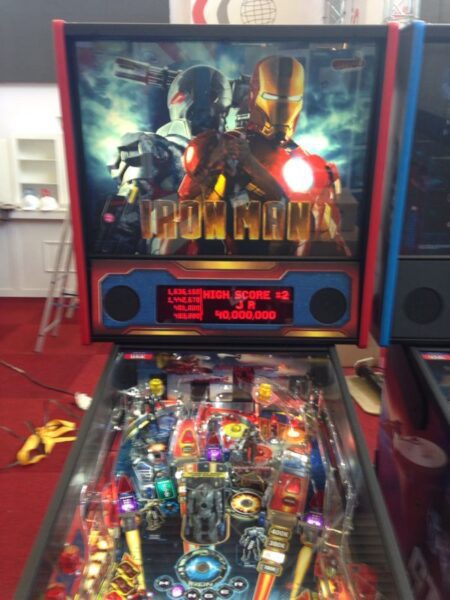 Lighted Speaker Panel for Iron Man Stern Pinball Machine- "Original ...