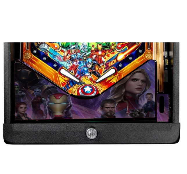 Avengers Infinity Quest purple Lighted Pinball Apron/Arch 0008 ...
