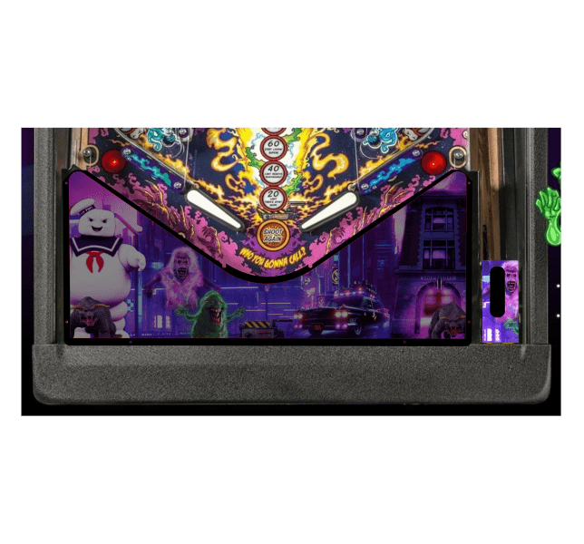 Ghostbusters purple Lighted Pinball Apron/Arch 0034 - Lighted Pinball Mods
