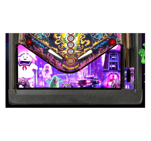 Ghostbusters purple Lighted Pinball Apron/Arch 0034 - Lighted Pinball Mods