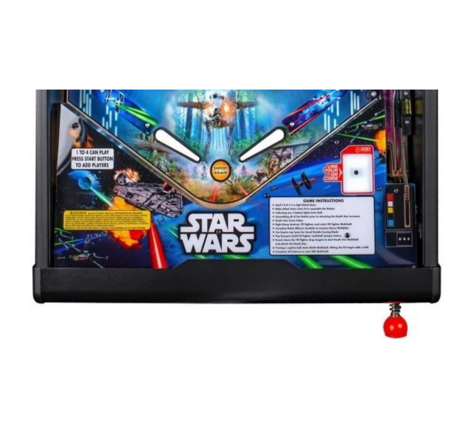 Star Wars red-blue Lighted Pinball Apron/Arch 0103 - Lighted Pinball Mods