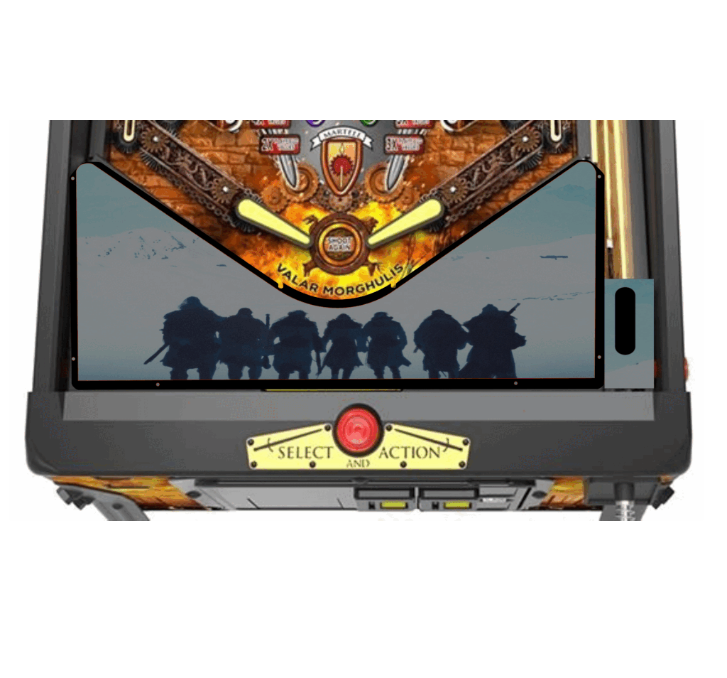 Game of Thrones winter Lighted Pinball Apron/Arch 0119 - Lighted ...