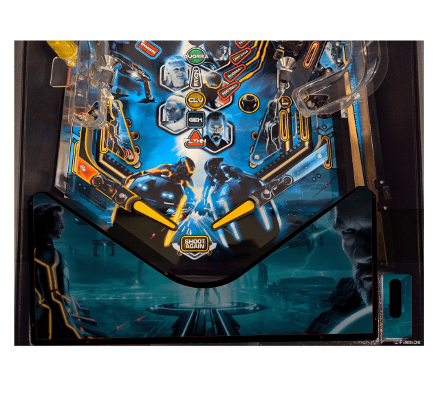 Tron the grid Lighted Pinball Apron/Arch 0152 - Lighted Pinball Mods