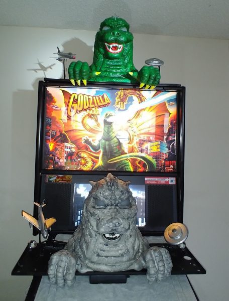 Godzilla big topper mod for Stern Pinball - Lighted Pinball Mods