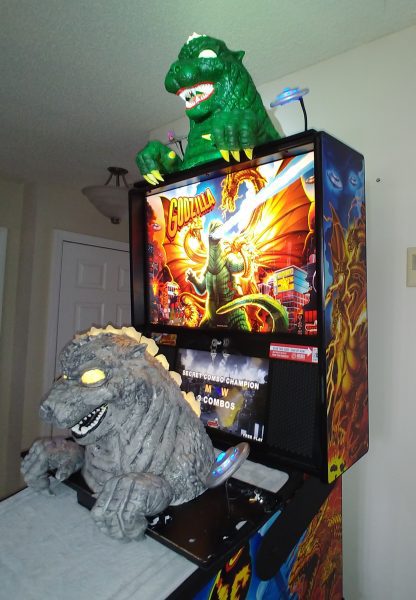 Godzilla big topper mod for Stern Pinball - Lighted Pinball Mods