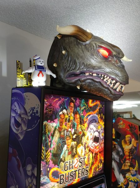 Ghostbusters big topper mod for Stern Pinball - Lighted Pinball Mods