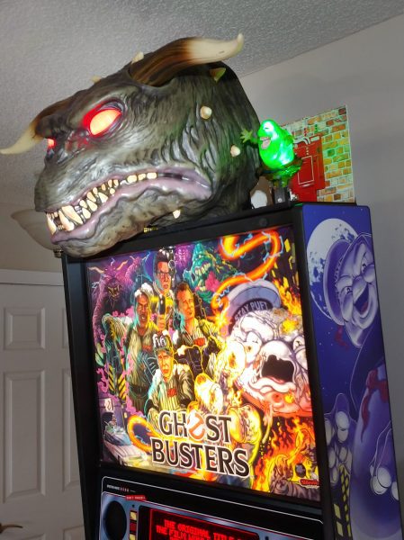 Ghostbusters big topper mod for Stern Pinball - Lighted Pinball Mods