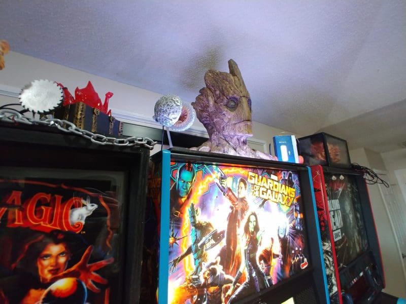 Guardians of the Galaxy big topper mod for Stern Pinball - Lighted ...